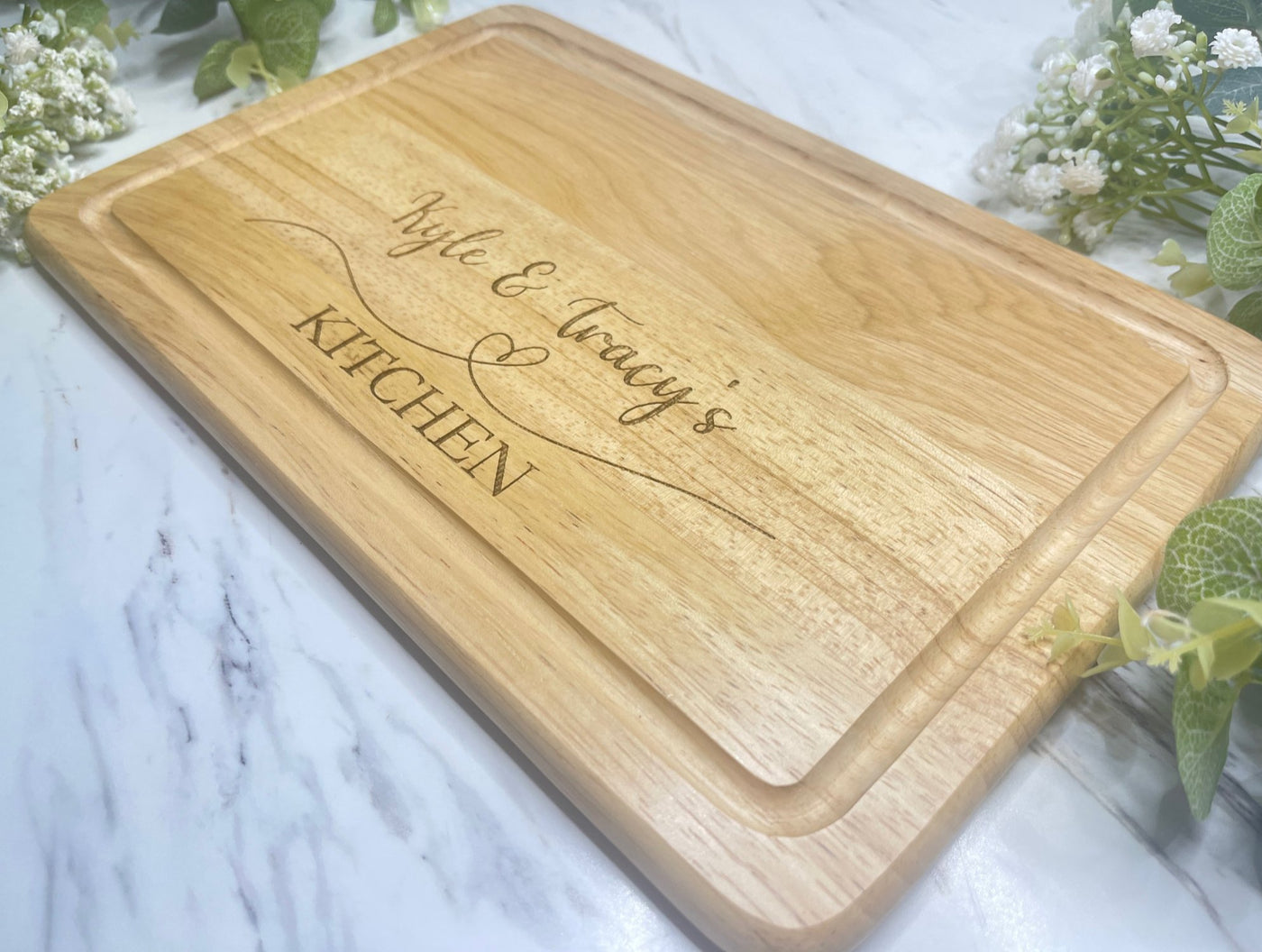 Custom Engraved Heart Chopping Board | Perfect Personalised Gift ...